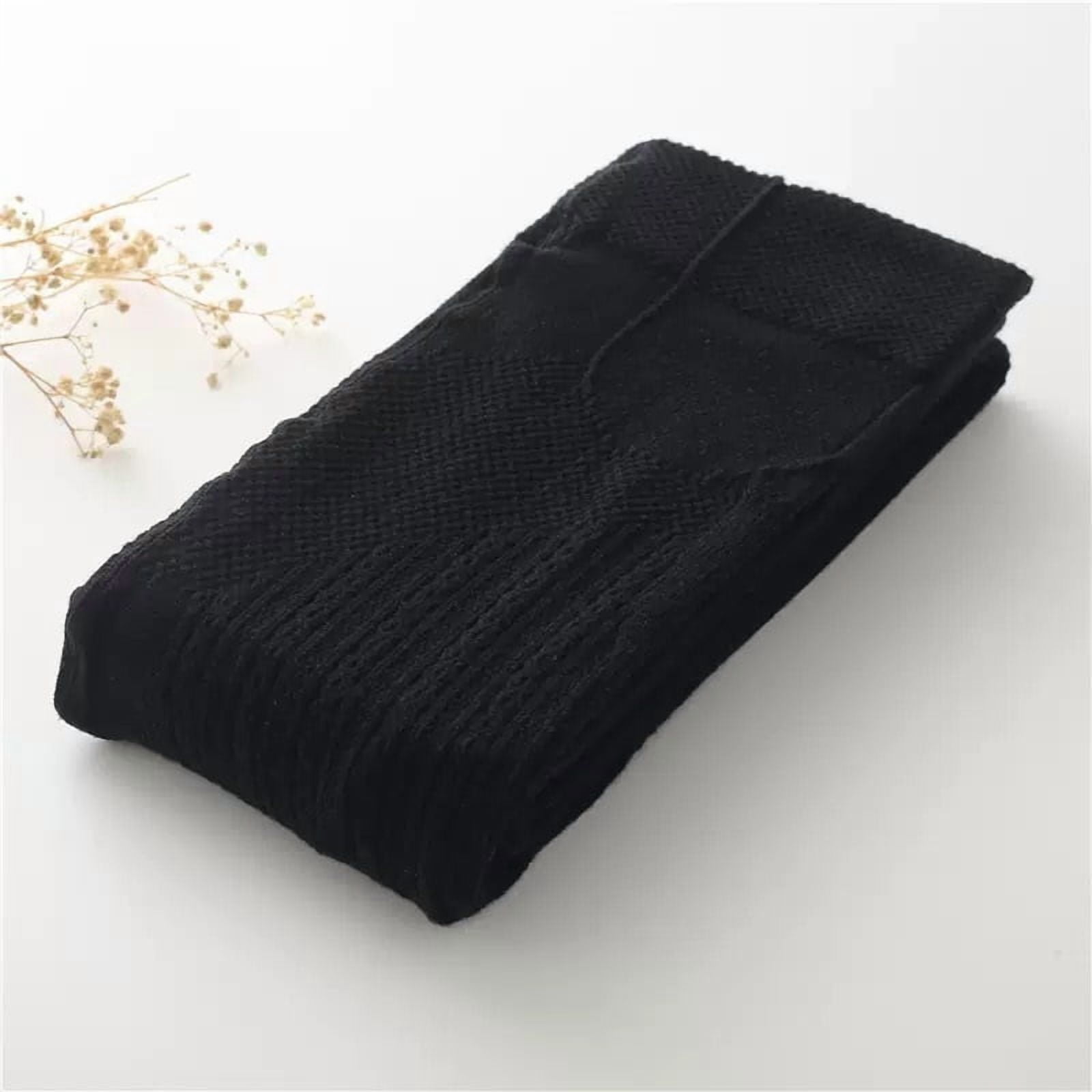 LKJYER Cable Knit Tights Women Snag-Proof Twisted Sweater Tights with ...