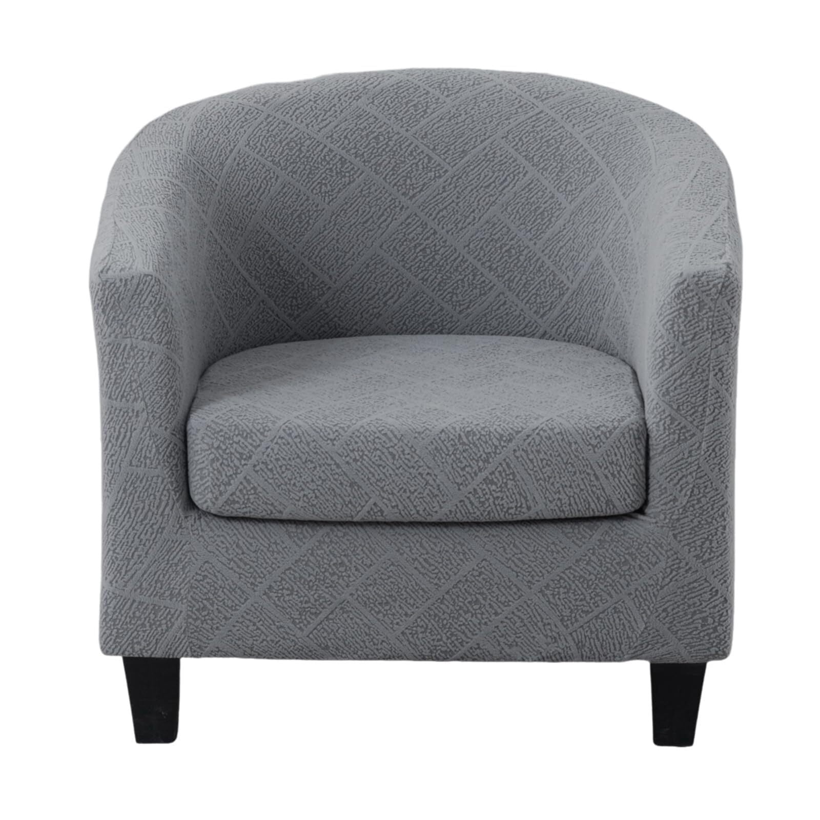 LKJYER Club Chair Slipcover 2-Piece Stretch Barrel Chair Slipcovers Tub ...