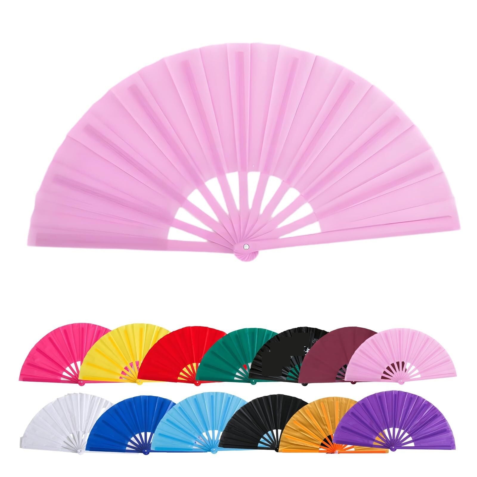 LKJYER Large Clacking Fans for Line Dancing, Clack Fans for Line ...