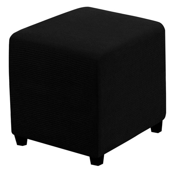 H.VERSAILTEX Square Ottoman Covers Ottoman Slipcover Square Footstool ...