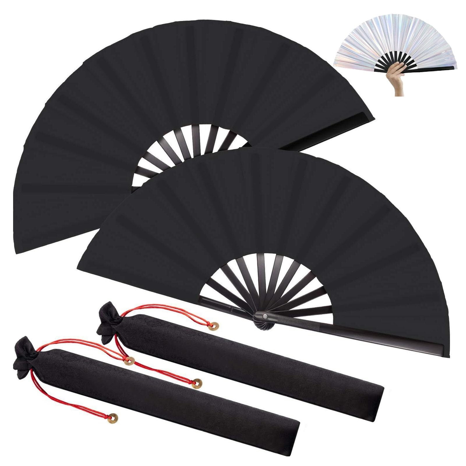 LKJYER Popping Fans for Line Dancing, Line Dance Popping Fan, Clacking ...