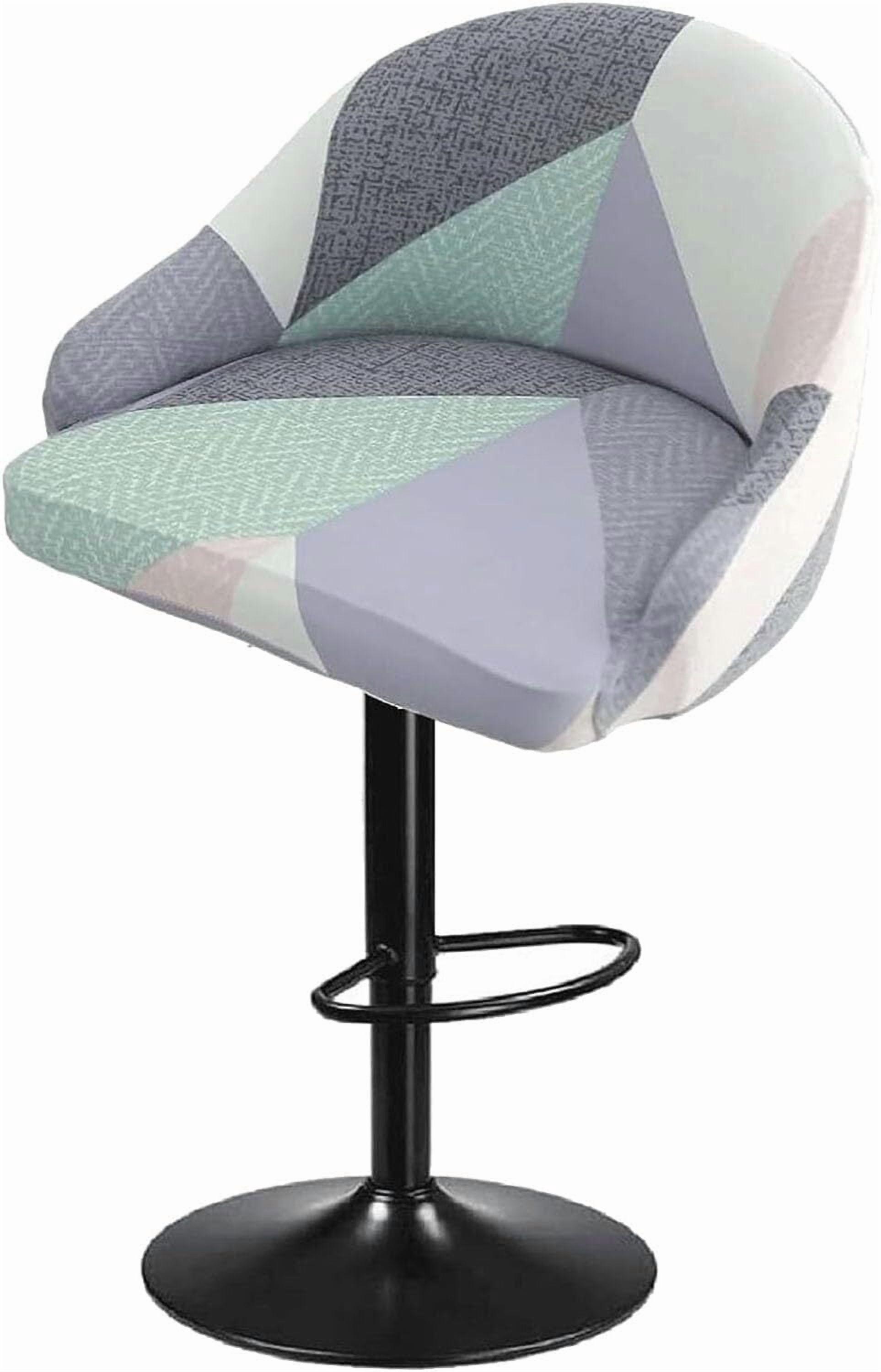 LKJYER Set of 1/2/4 Bar Stool Covers with Back Stretchable Counter ...