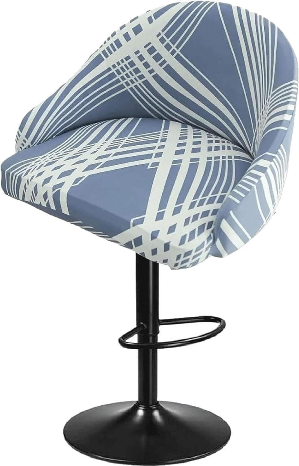 LKJYER Set of 1/2/4 Bar Stool Covers with Back Stretchable Counter ...