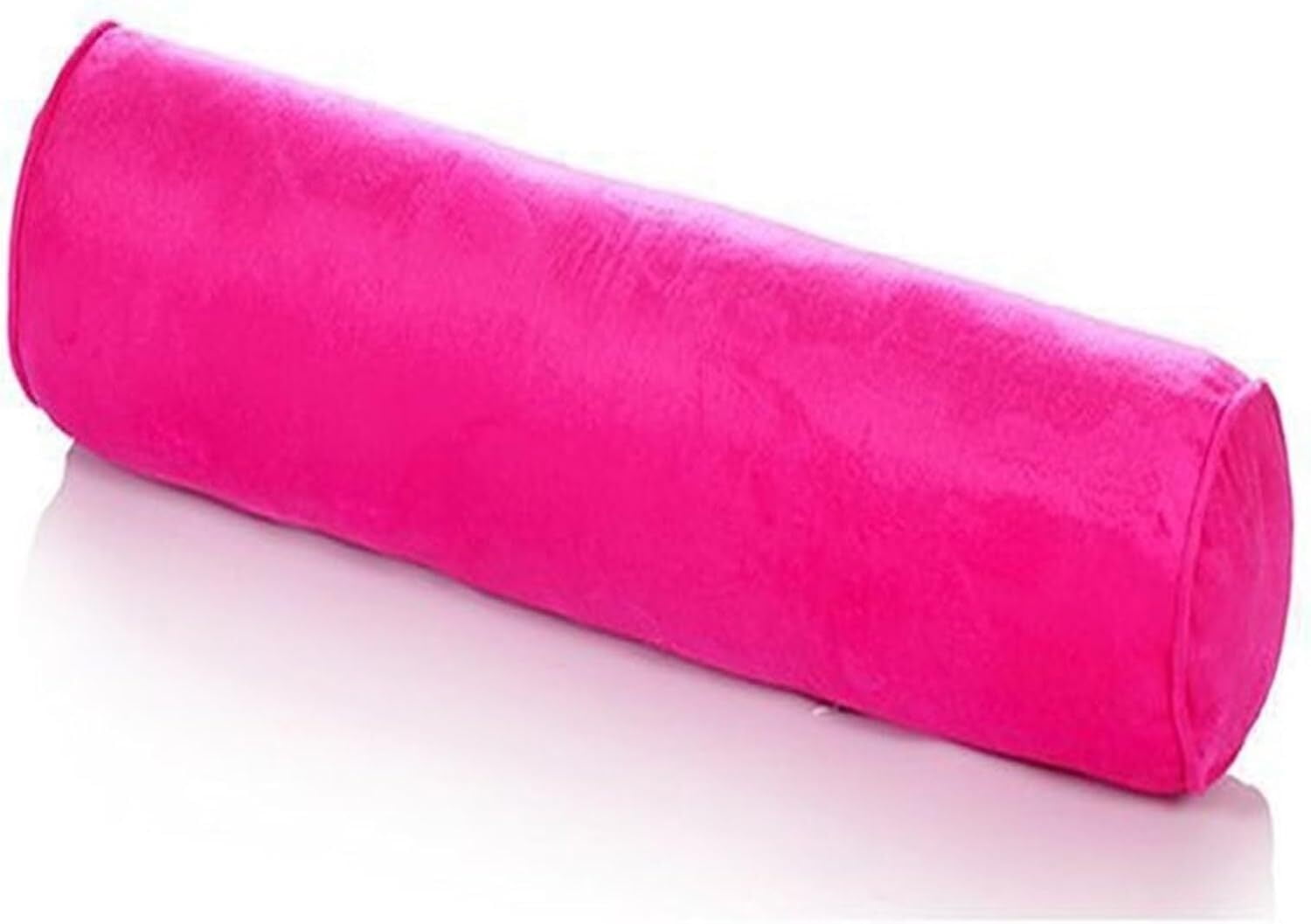 LKJYER Velvet Round Cervical Roll Cylinder Bolster Sleep Pillow with ...