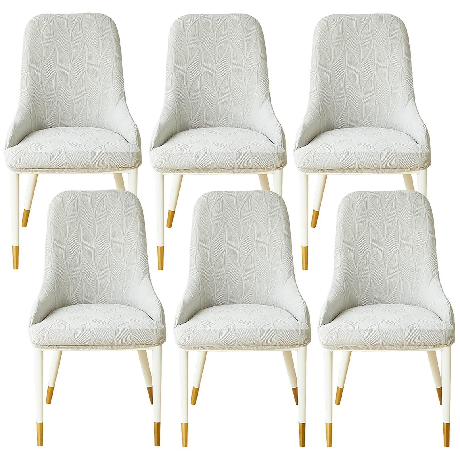 LKJYER Wingback Side Chair Slipcover, Spandex Sloping Armchair Cover ...