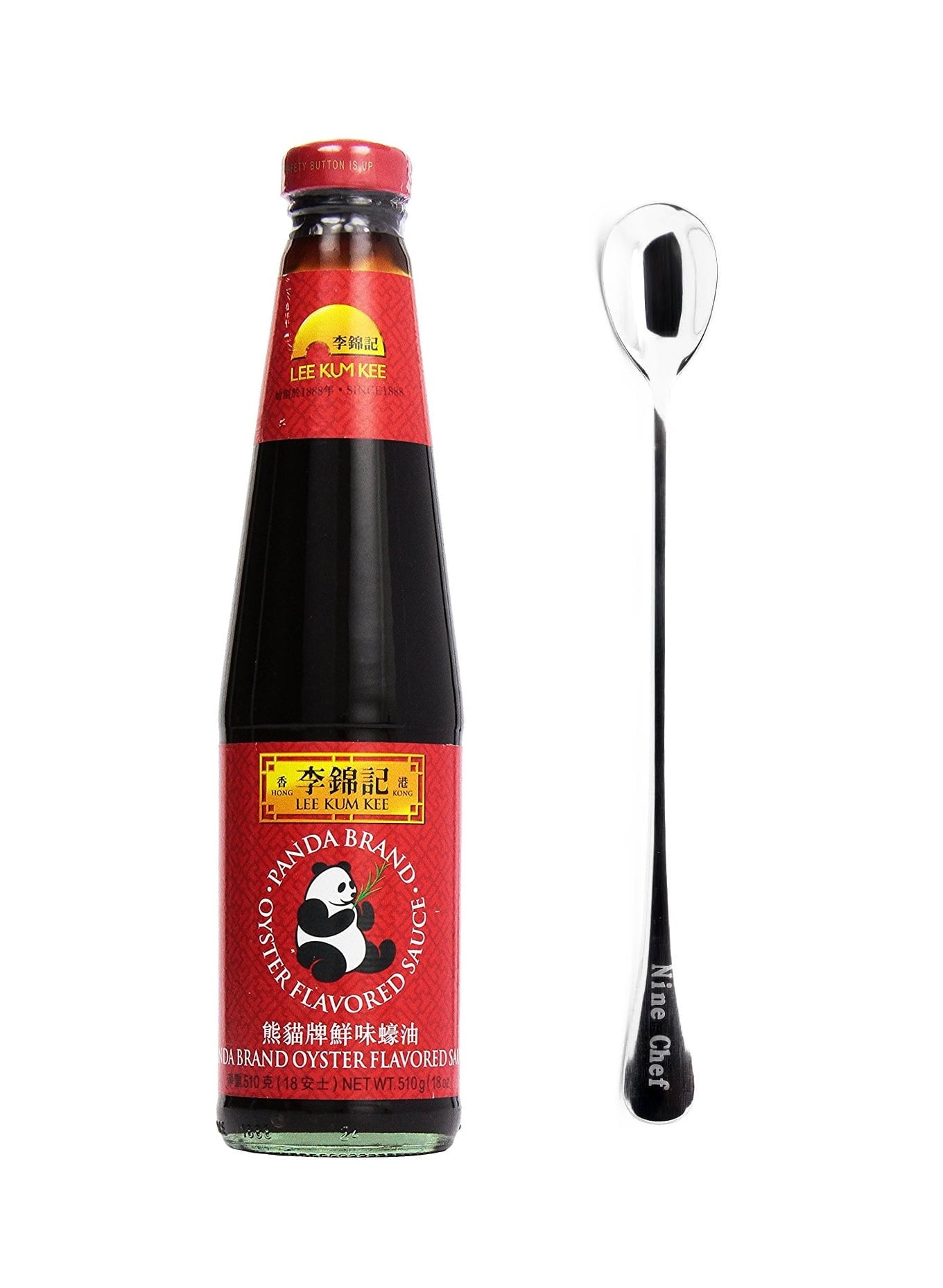 LKK Bundle - NineChef Spoon Plus Lee Kum Kee Panda Brand Oyster Sauce ...