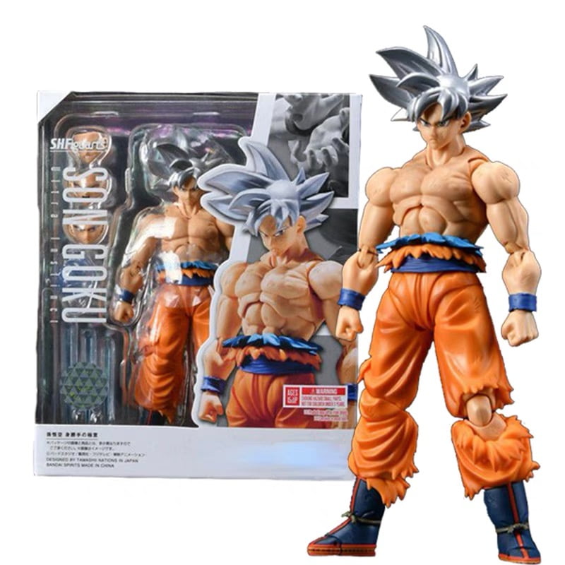 LKKJU（7" Scale）Goku PVC Action Figure Anime Figure Multiple Joints can ...
