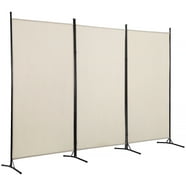 Costway Foldable Indoor/Outdoor Free Standing 6-Panel Privacy Screen ...