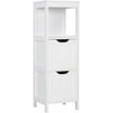 Costway Multifunction Bamboo Wooden Floor Cabinet Bathroom Storage Rack ...