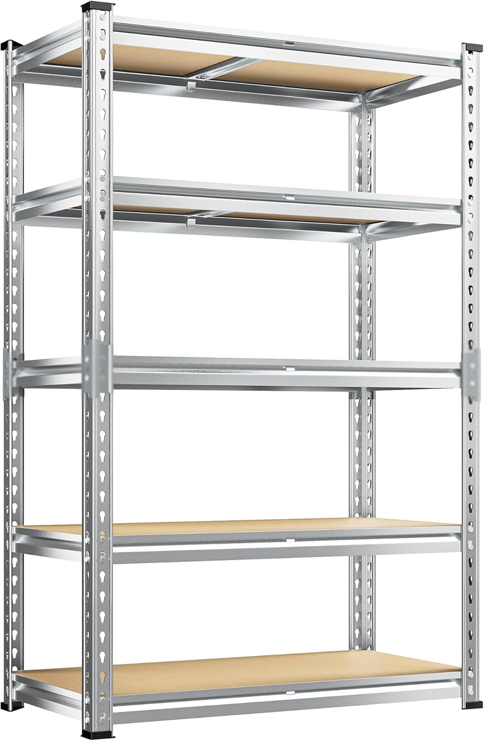 LKUPM Garage Shelving, 5 Tier Storage Shelves Load 2020LBS, Adjustable ...