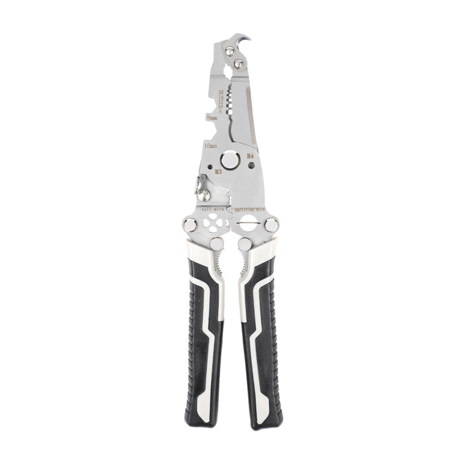 LKWLPD 18-in-1 Multifunctional Wire Stripper Folding Pliers Tool for ...