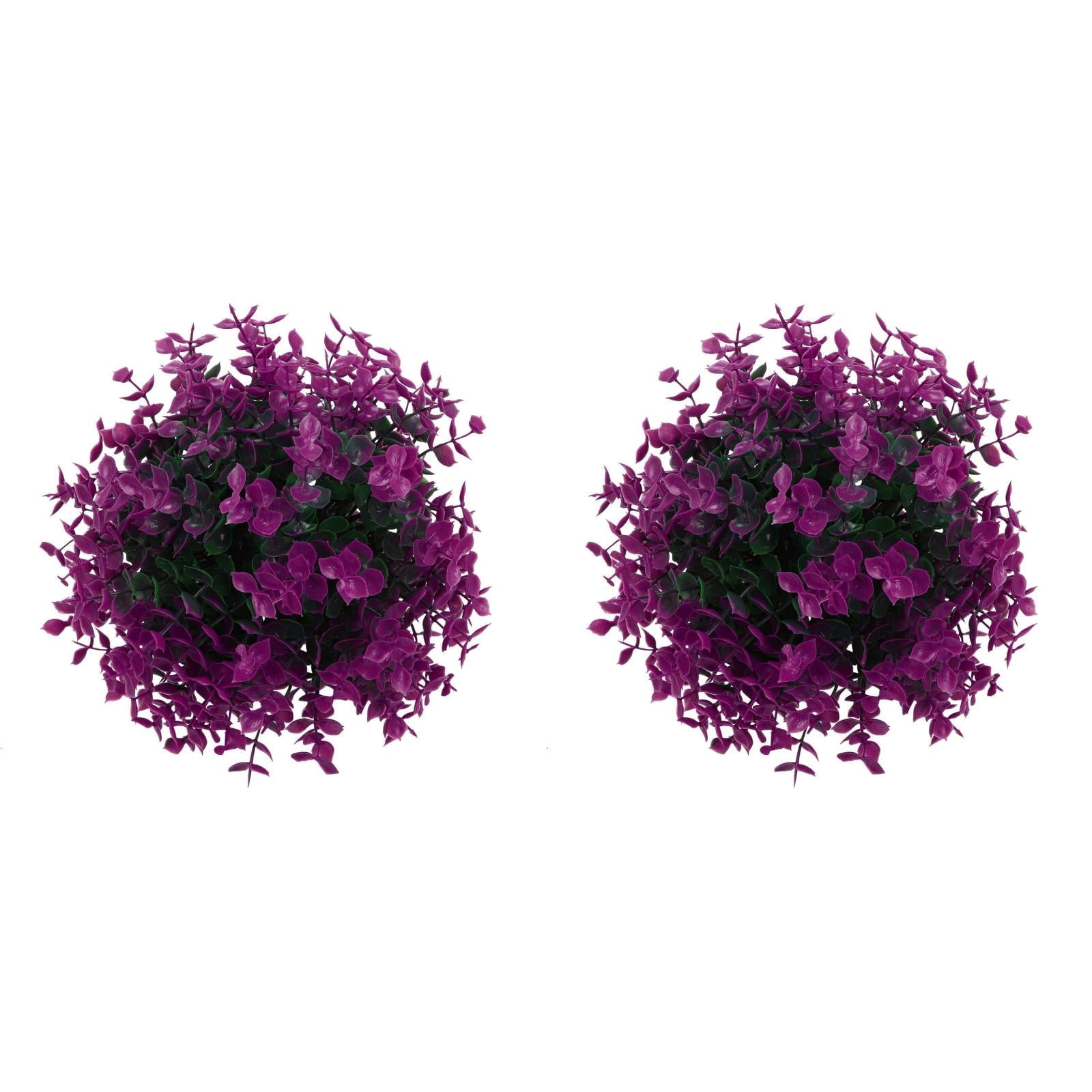 LKWLPD 2 Ball Topiary Trees Artificial Outdoor Fall Topiary Lifelike ...