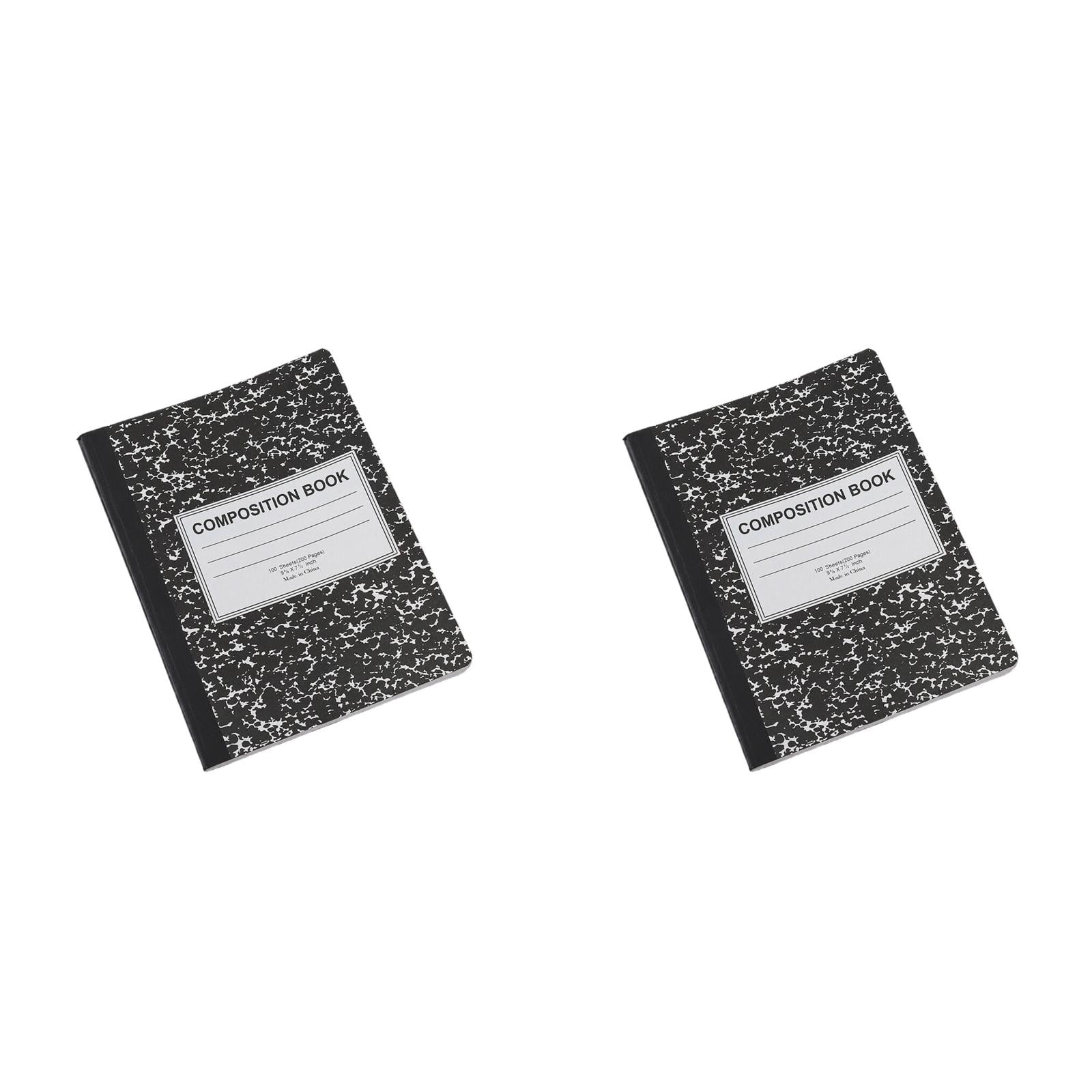 LKWLPD 2 Pcs Composition Notebooks 9.44*7.87In Wide Ruled Notebook ...