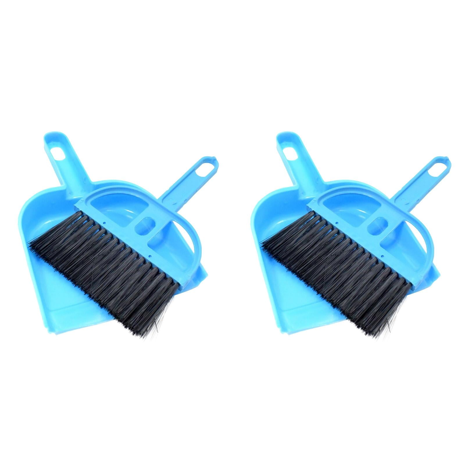 LKWLPD 2 Pcs Mini Dustpan and Brush Set Cat Litter Broom Small Dust ...