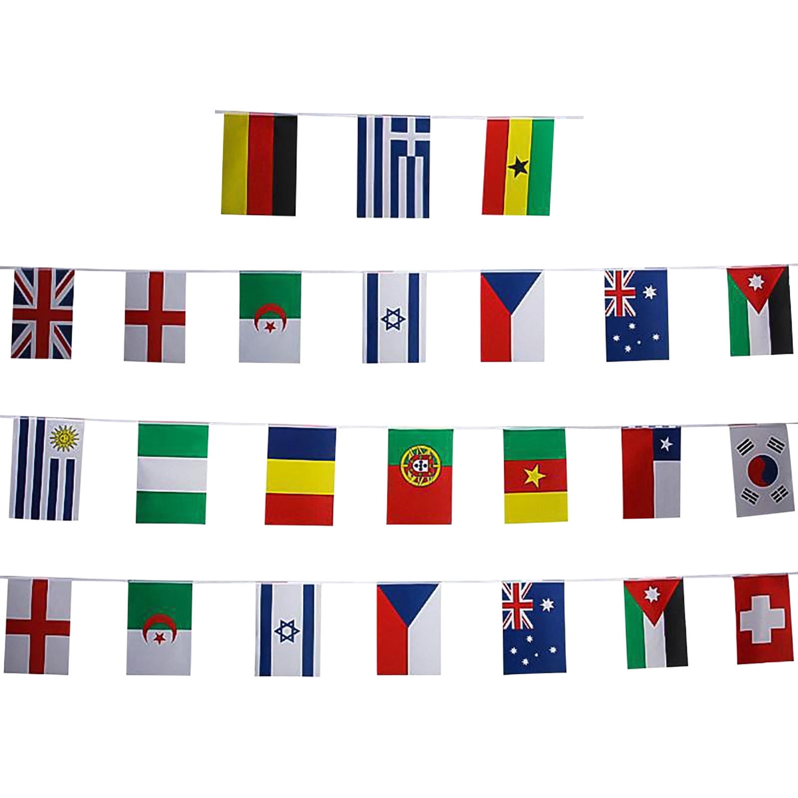LKWLPD 2 String 24 Countries String Flag Cup Championship String Flag ...