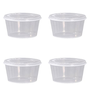 Shop 4-Oz Plastic Containers with Lids for Food Storage and Prep