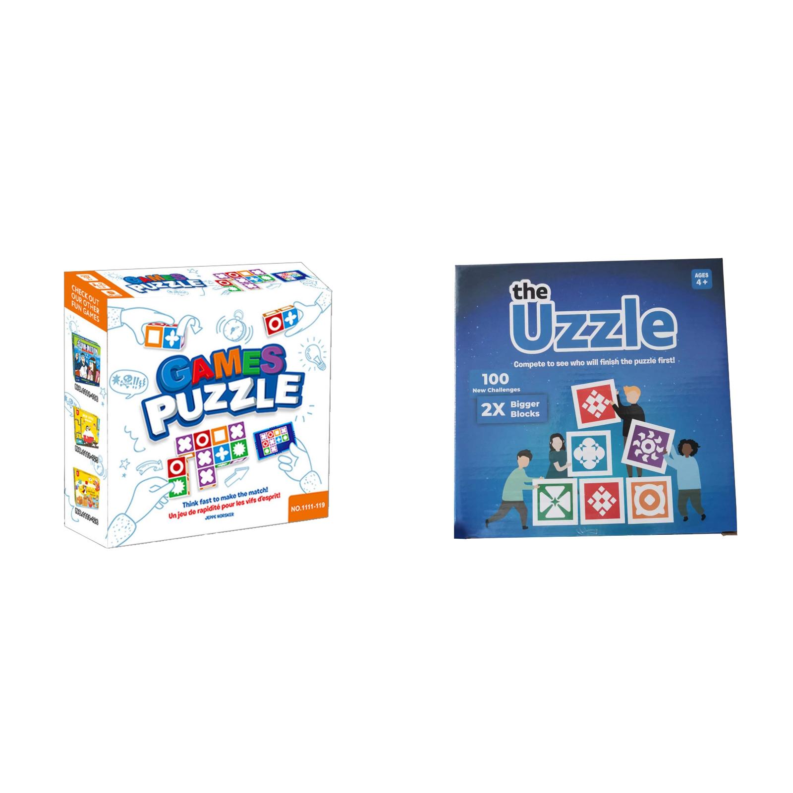 LKWLPD 2Pcs Board Games Match Madness Board Game Dual Mode Visual ...