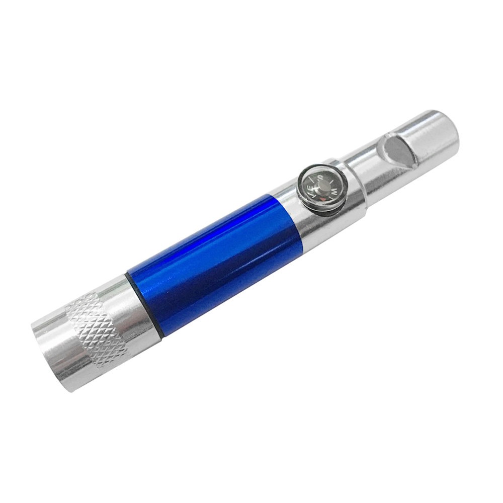 LKWLPD 3 In 1 Keychain Flashlight Compass Whistle Camping Survival ...