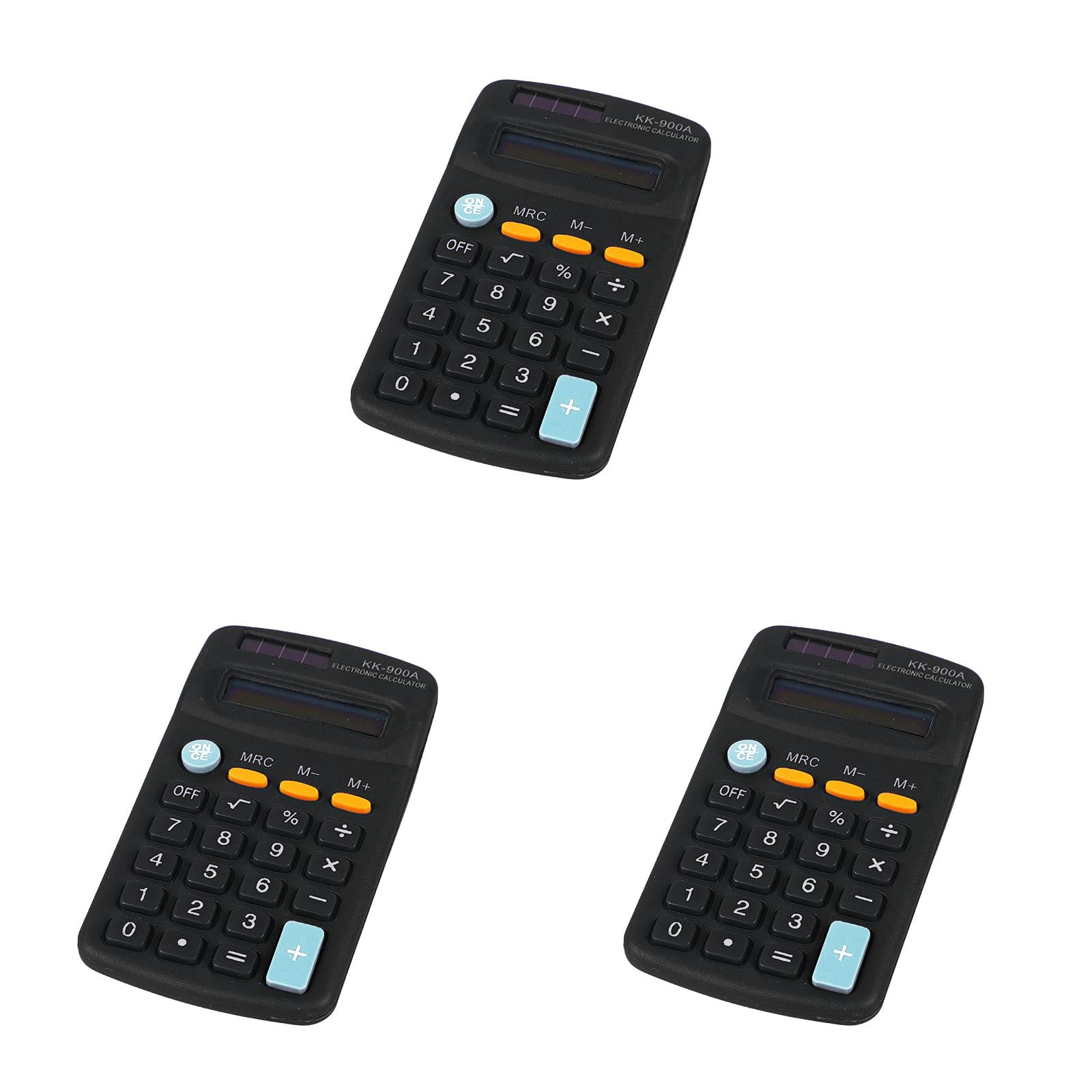 LKWLPD 3 Pcs Basic Office Calculators,Basic Small Battery Operated ...