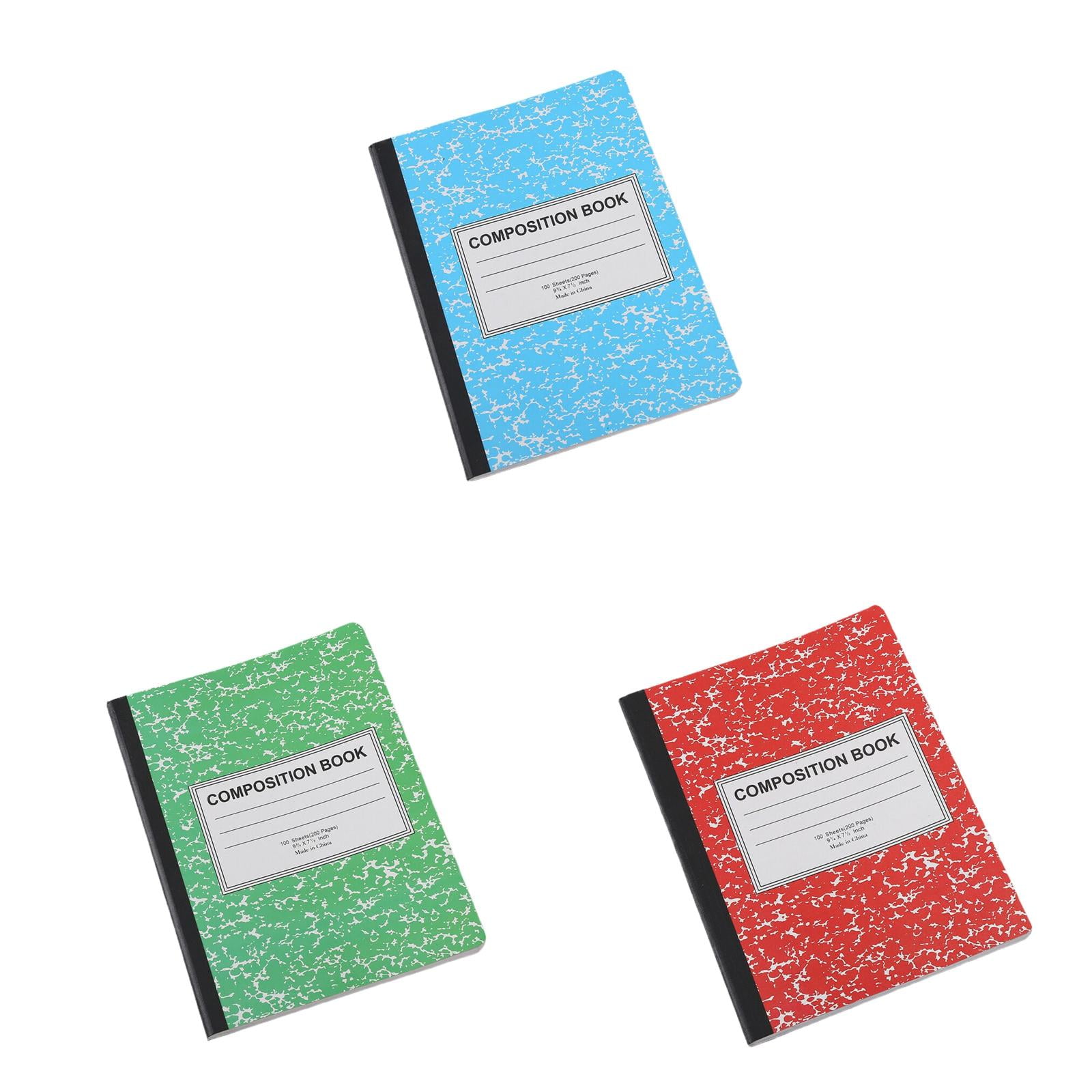 LKWLPD 3 Pcs Composition Notebooks 9.44*7.87In Wide Ruled Notebook ...