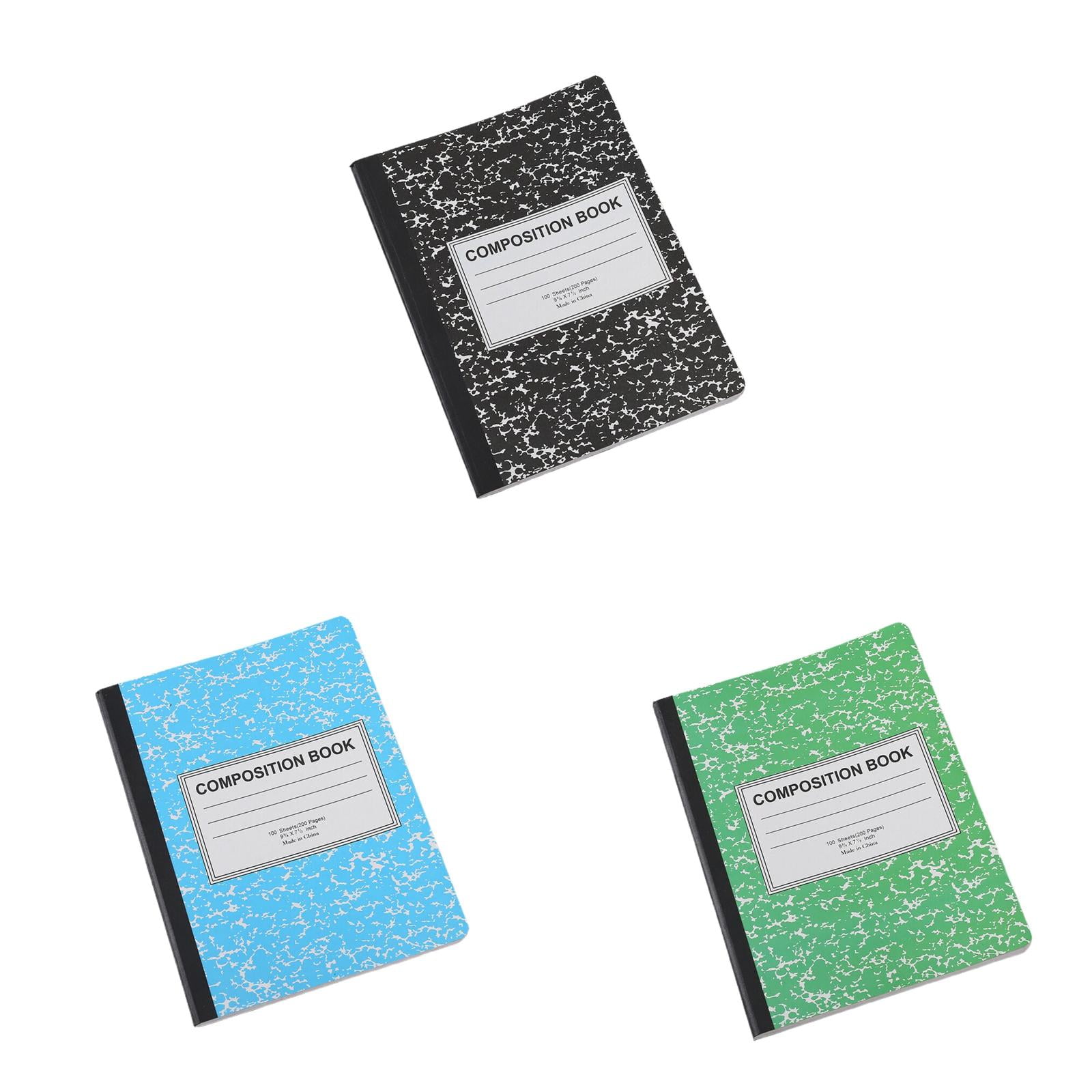 LKWLPD 3 Pcs Composition Notebooks 9.44*7.87In Wide Ruled Notebook ...