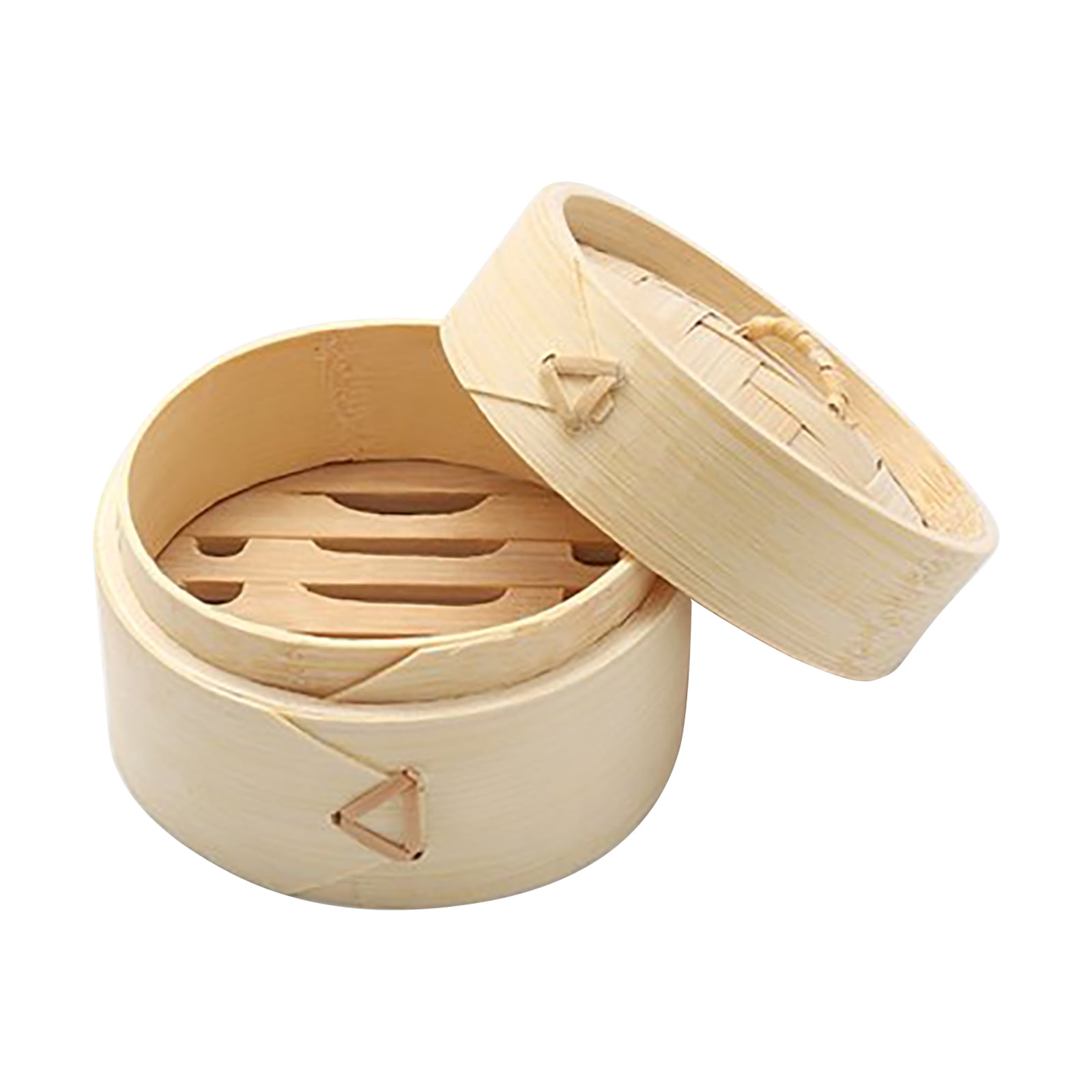 LKWLPD 4 Inch Dumpling Steamer Basket Mini Bamboo Dim Sum Dumpling ...