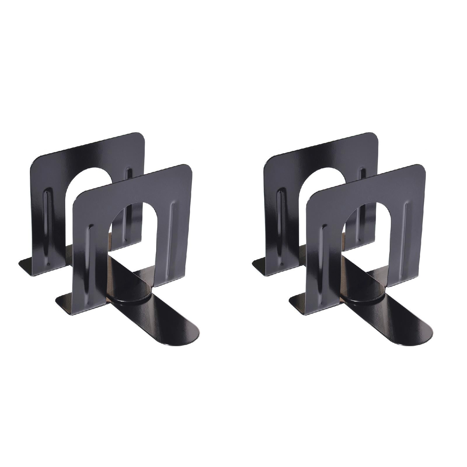 LKWLPD 4pcs Universal Bookends Heavy Gauge Steel Economy Bookend ...