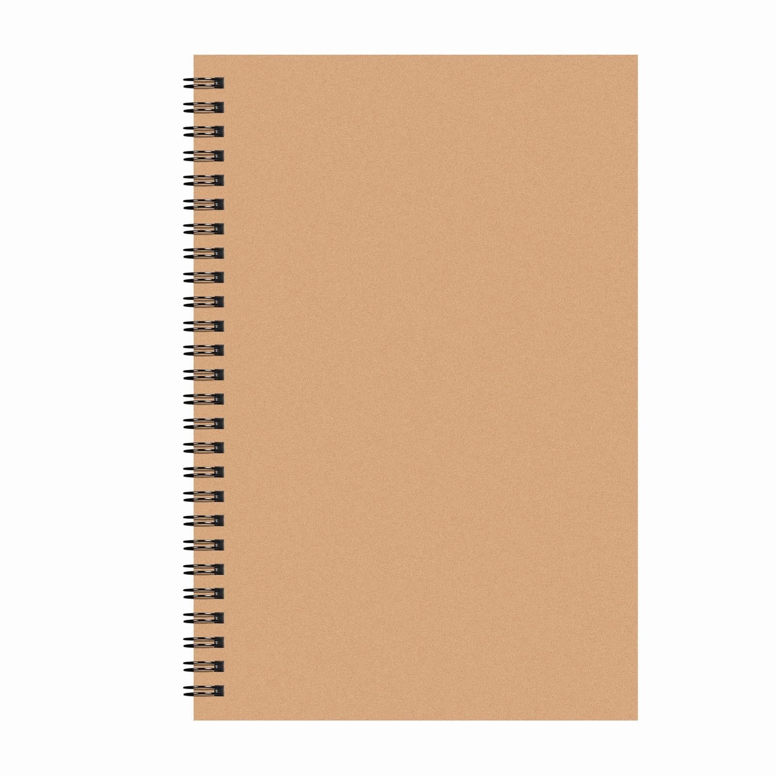 LKWLPD 8 inch x 5 inch, Blank Spiral Notebook, 1-Pack, Soft Cover ...