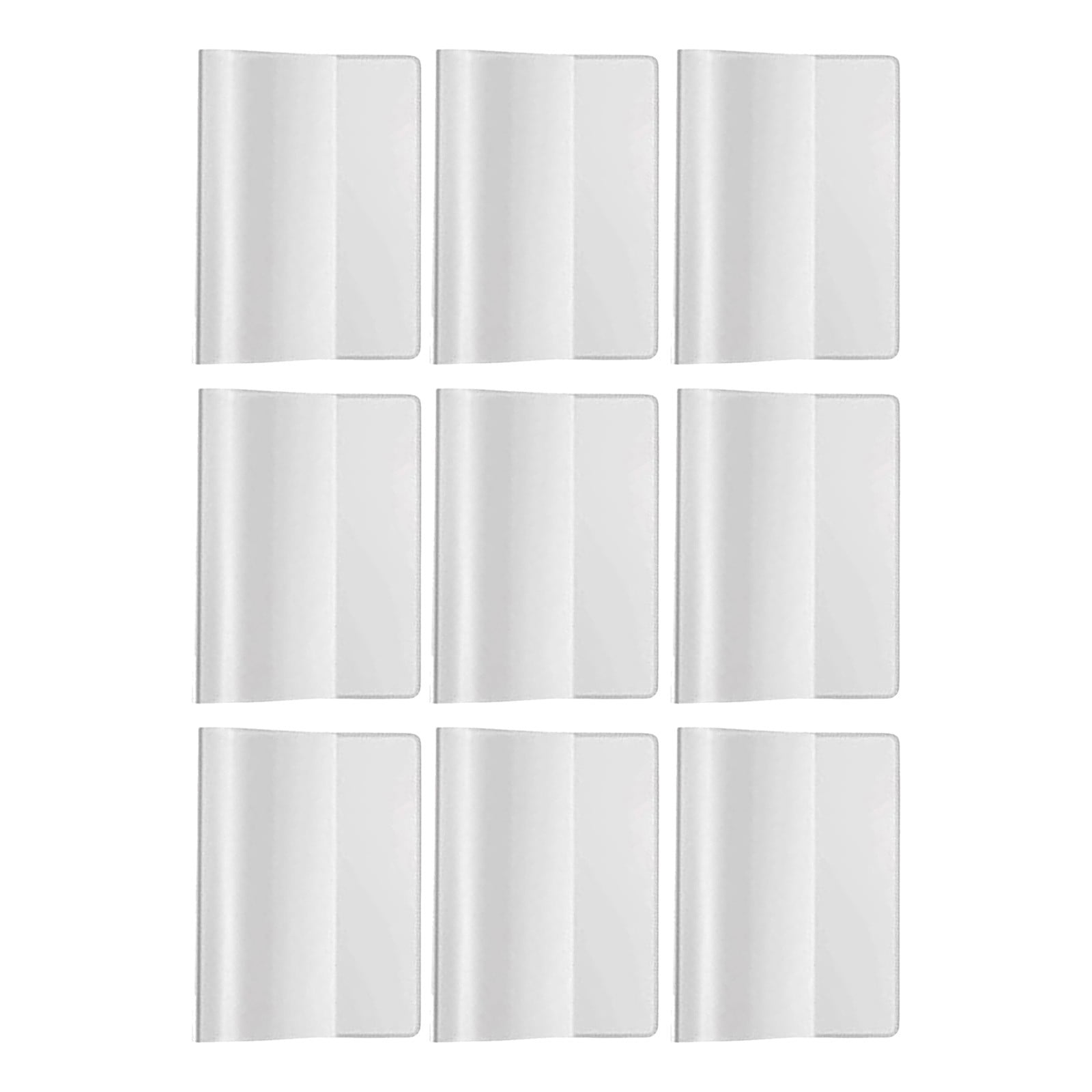 LKWLPD 9-Pack 5.5x7.8 Inch Rigid Plastic Document Protectors Waterproof ...