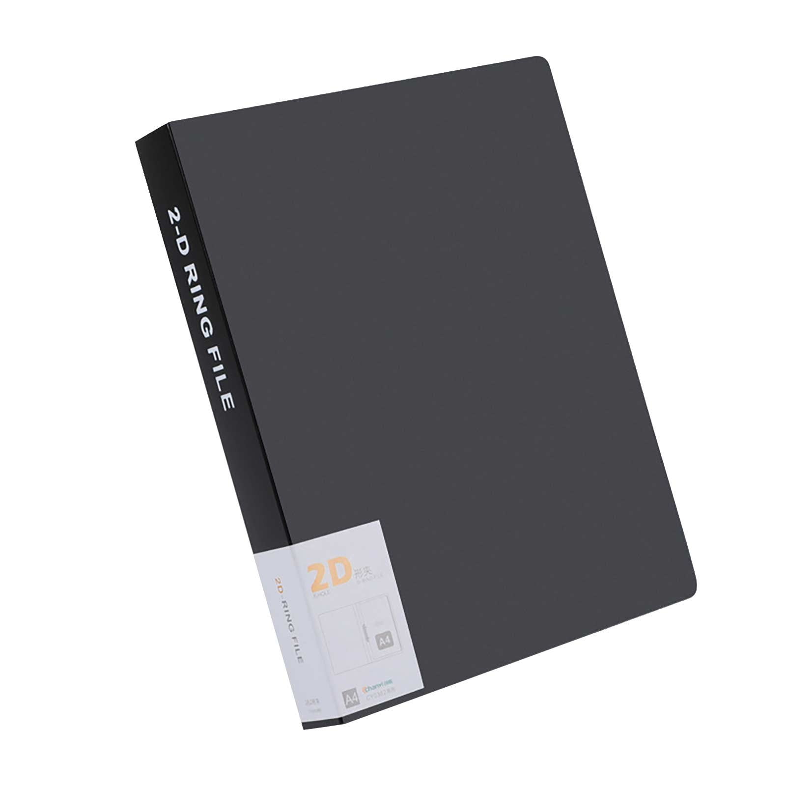 LKWLPD A4 Binder 2 Ring A4 Binder 2 Round Ring Binder Cover Protector ...