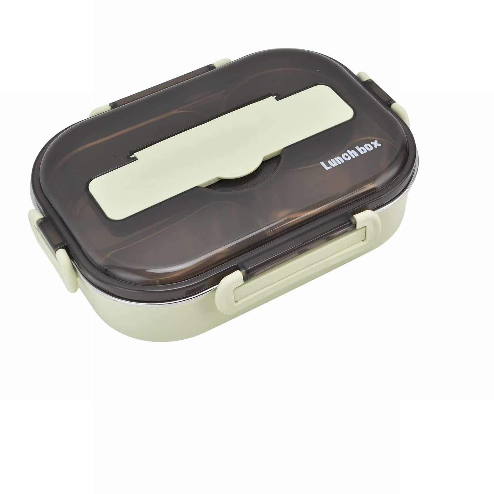 LKWLPD Bento Boxes 4 Compartment Bento Box Adult 304 L Leak Proof Food ...