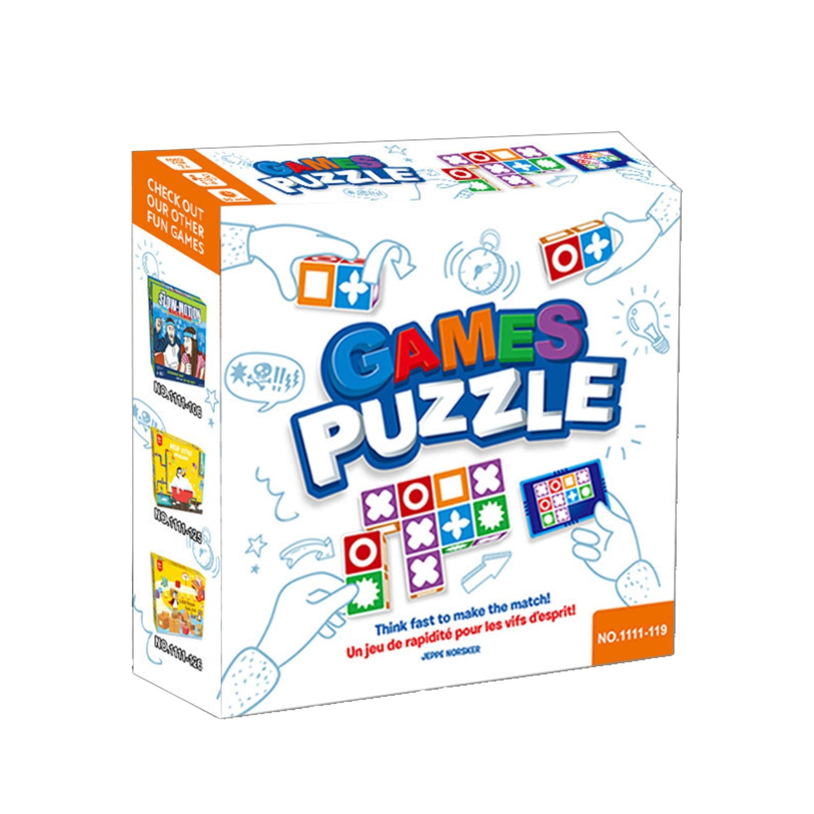 LKWLPD Board Games Match Madness Board Game Dual Mode Visual Matching ...