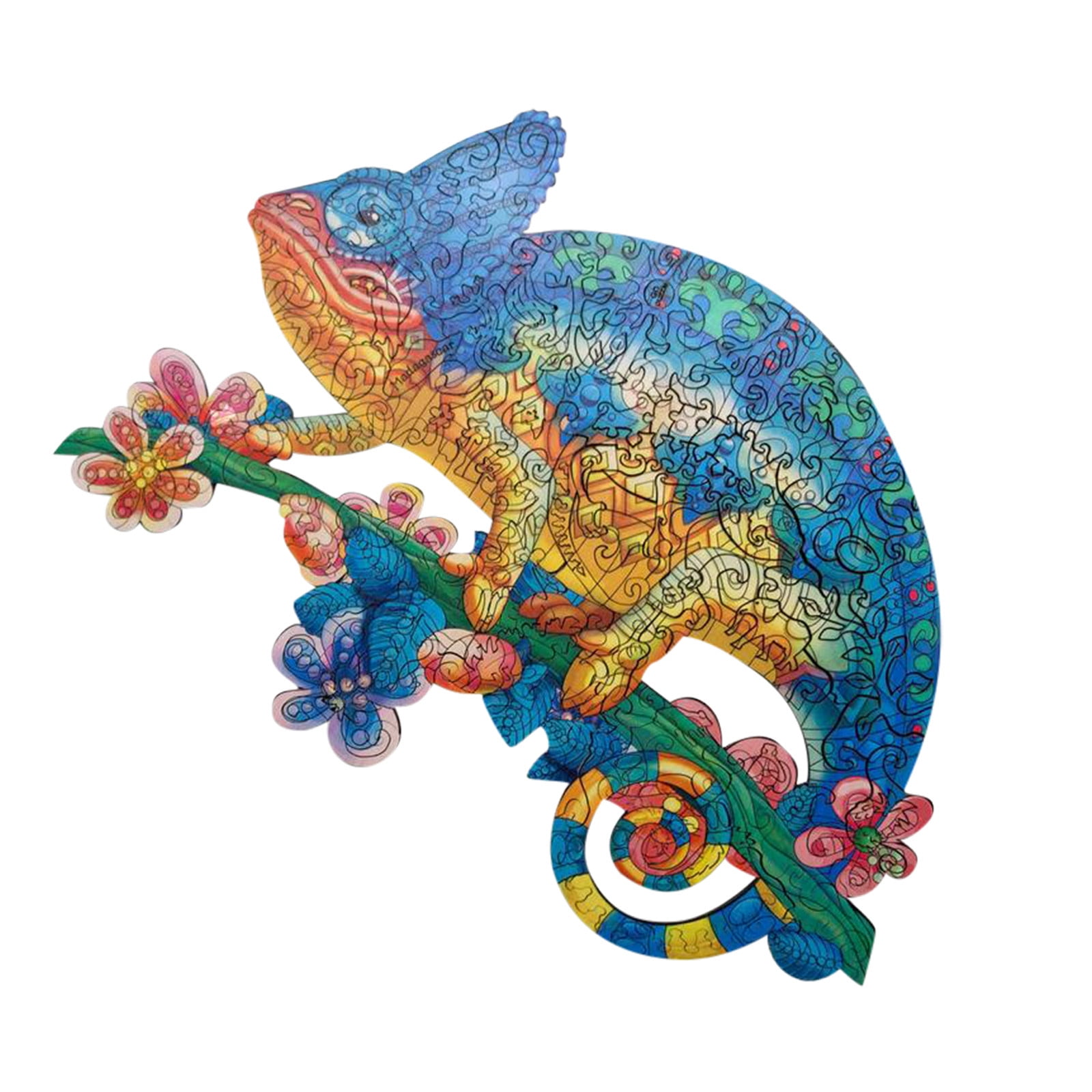 LKWLPD Chameleon Puzzles for Kids Ages 6-10 130 Piece Jigsaw Puzzles ...