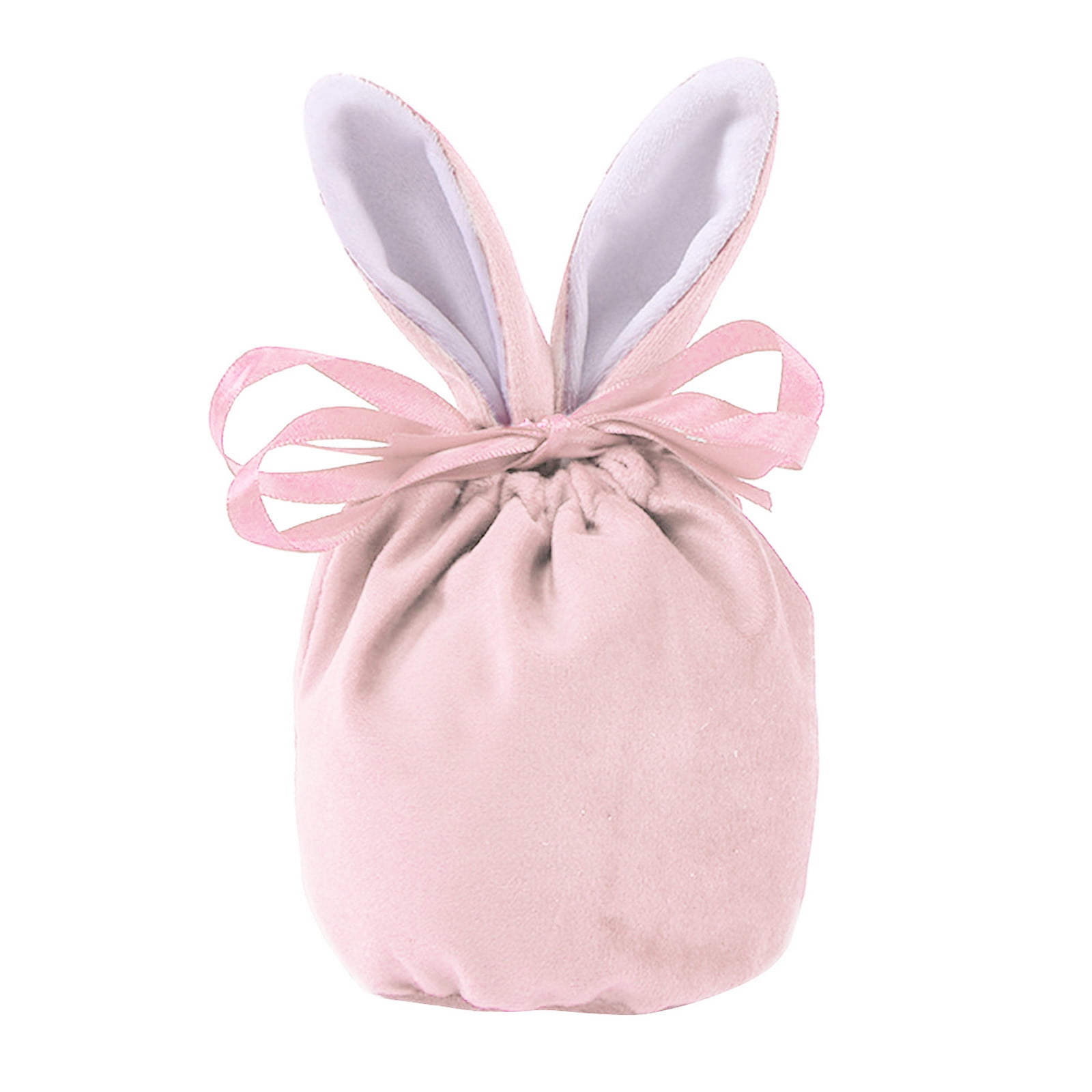 LKWLPD Easter Bunny Bags Bunny Ears Candy Bags Easter Drawstring Gift ...