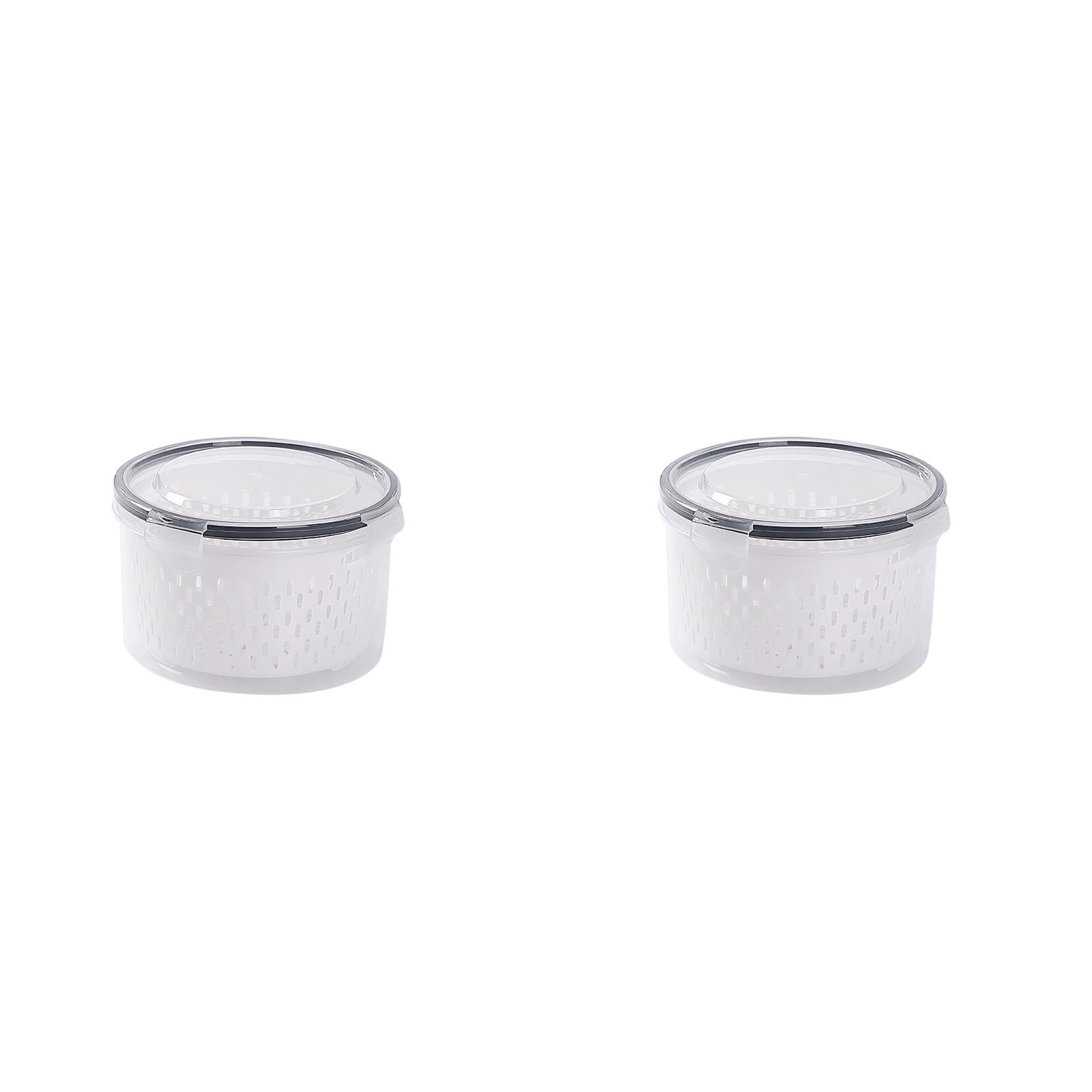 LKWLPD Fruit Vegetable Produce Storage Saver Containers with Lid ...