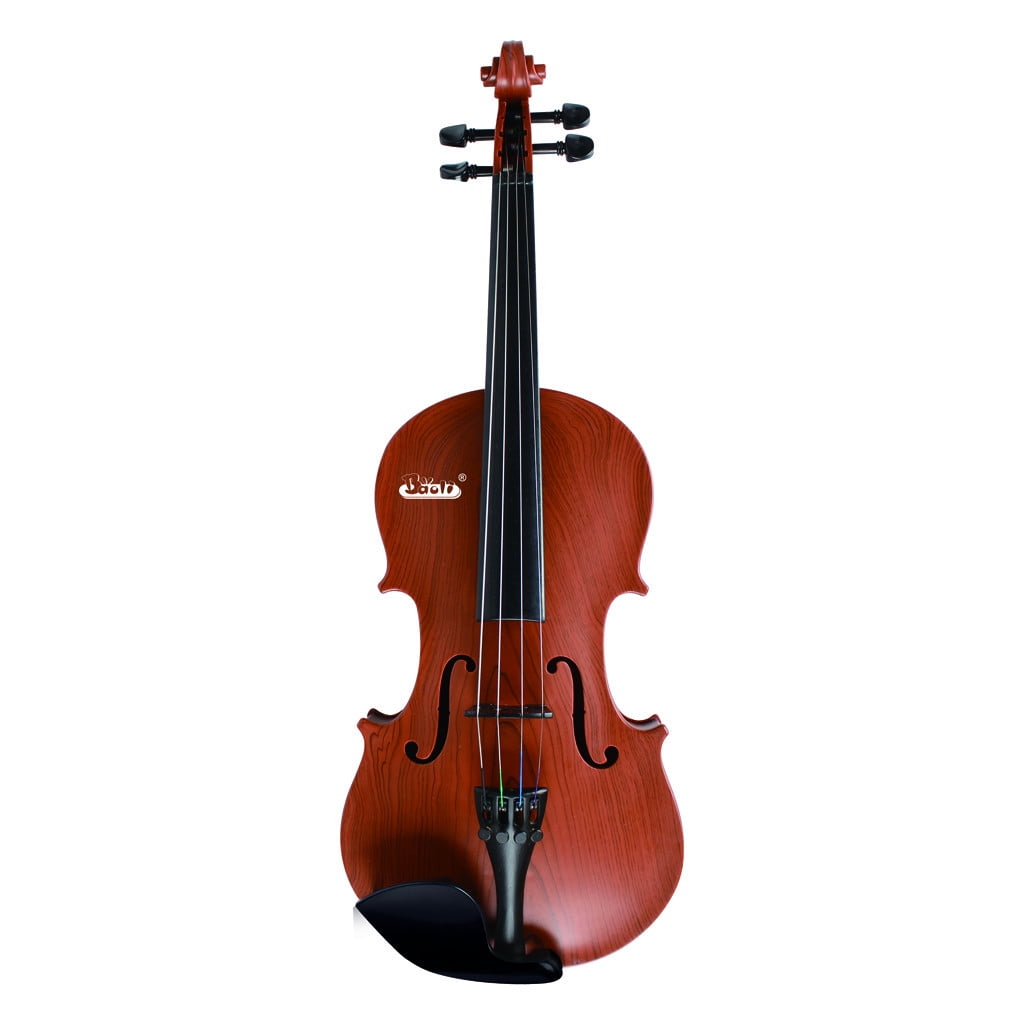 LKWLPD Kid’S Toy Violin with 4 Adjustable Strings and Bow Musical ...