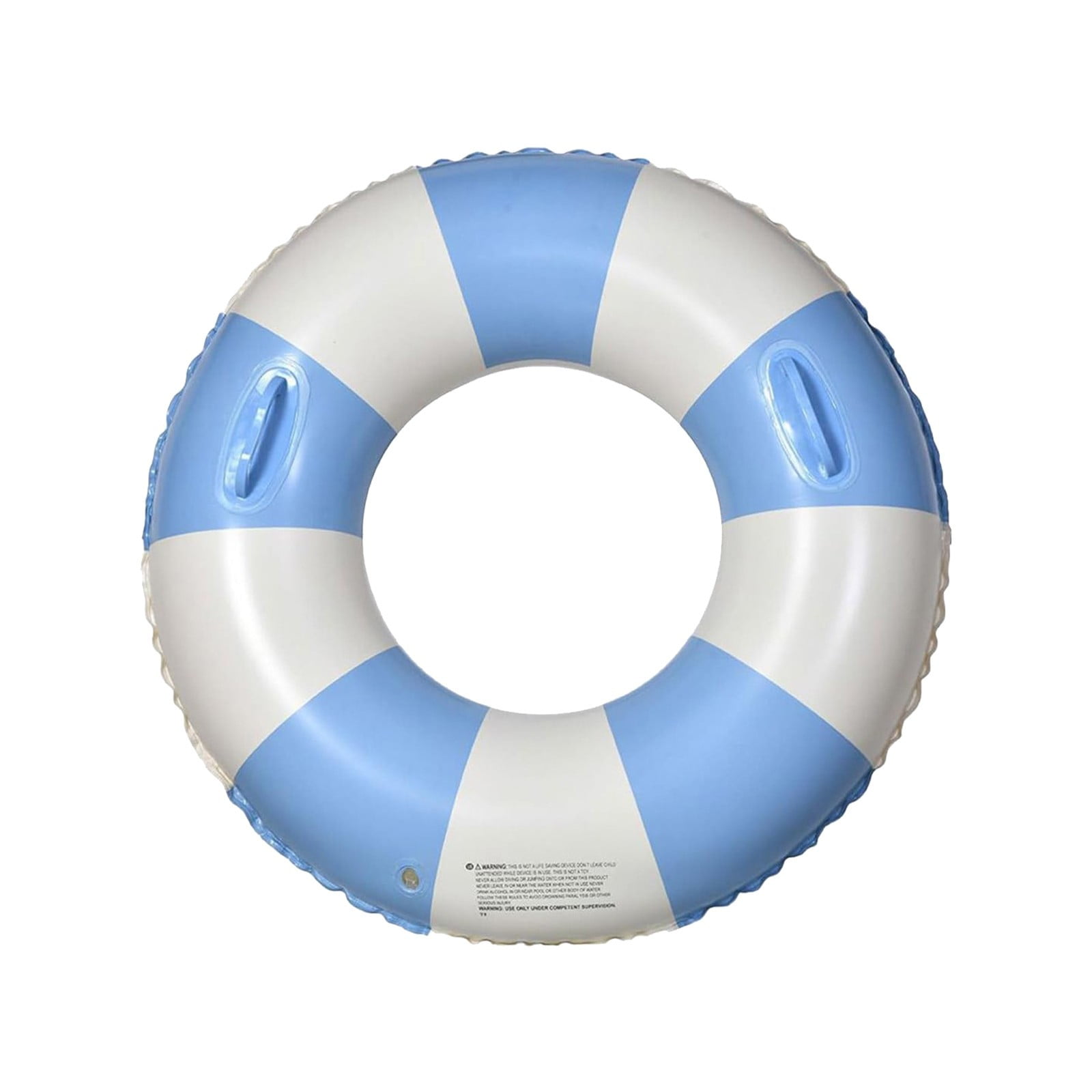 LKWLPD Large Swim Ring with Handles for Kids Adults,31.4 Inch Classic ...
