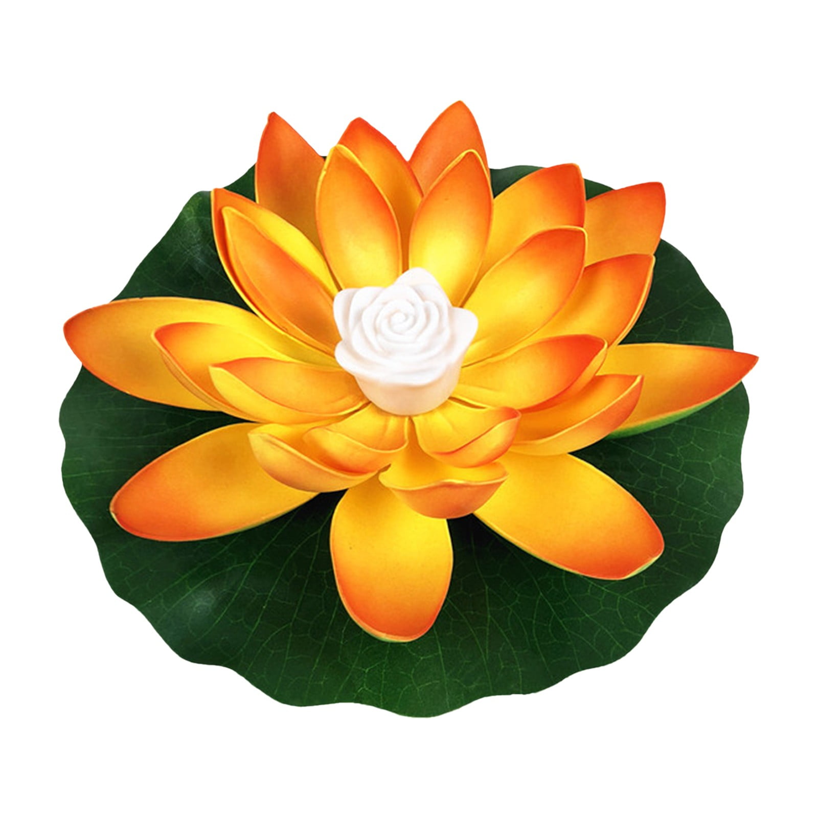 LKWLPD Lily Pad Pond Light LED Lotus Flower, Battery Operated Pond ...