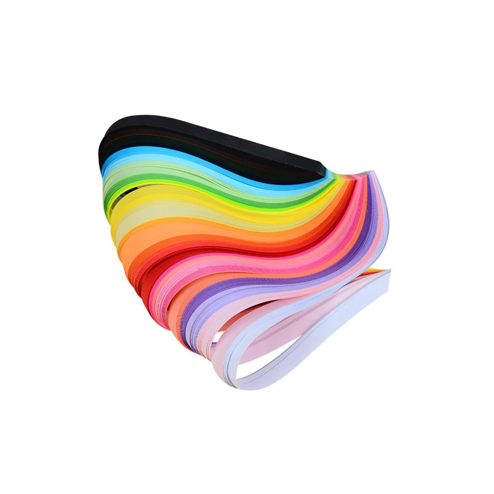 LKWLPD Paper Quilling Strips 10mm Multi-Color Quilling Strips Set 260 ...