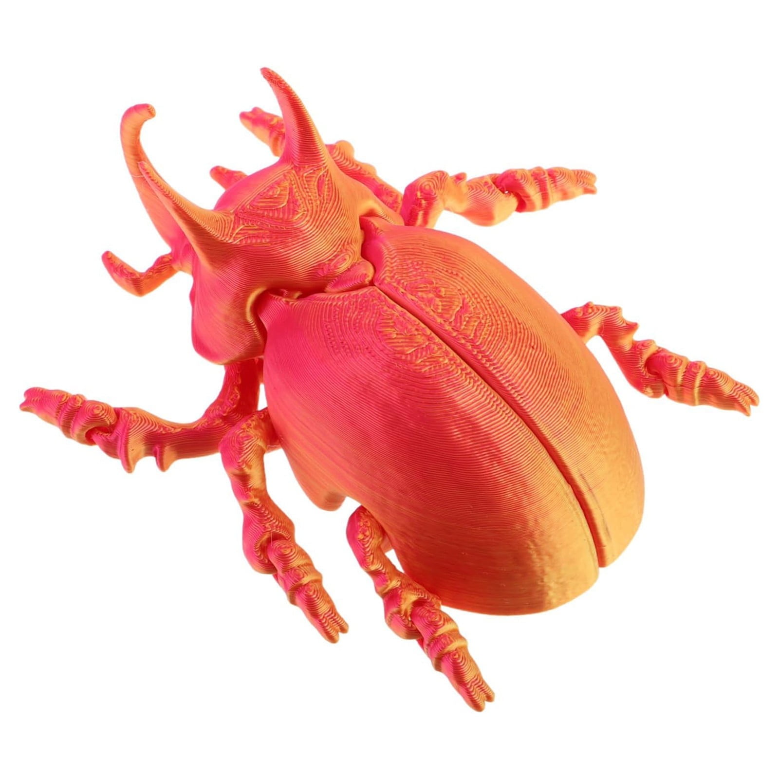 LKWLPD Rhino Beetle Figure Fidget Toy - 3D Printed Articulated Desktop ...