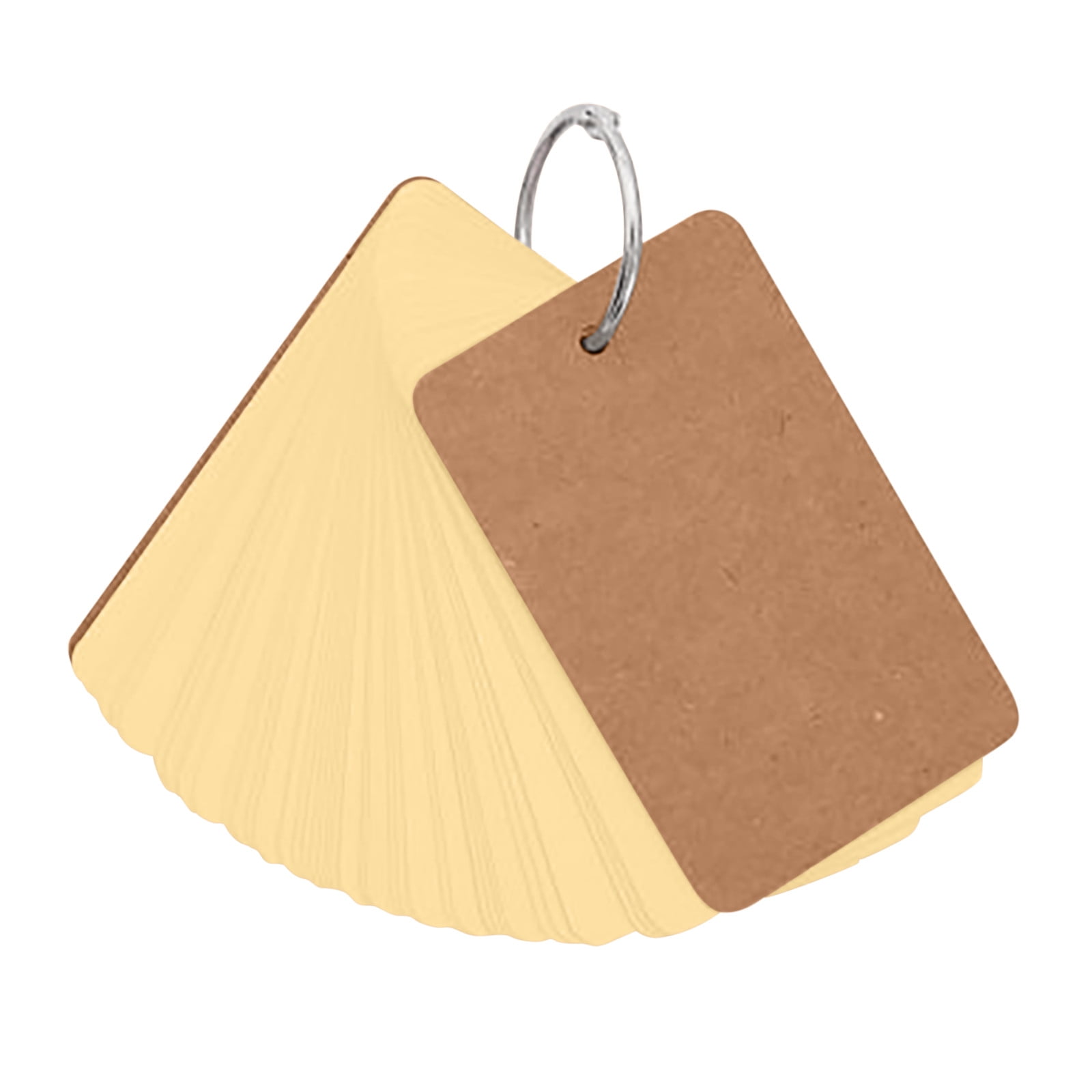 LKWLPD Small Index Cards with Ring 50 Sheets Of 3.7X1.9In Blank Page ...