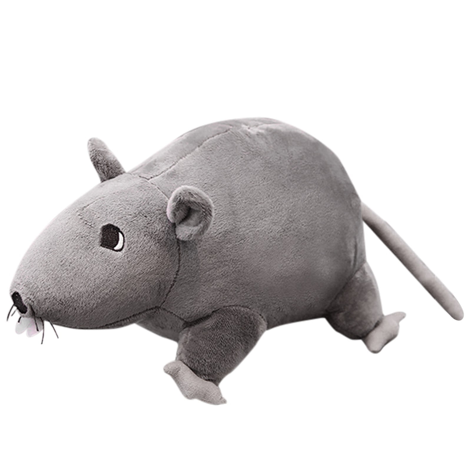 LKWLPD Soft Small Grey Rat Mouse Plush Toy Lifelike Mice Stuffed ...