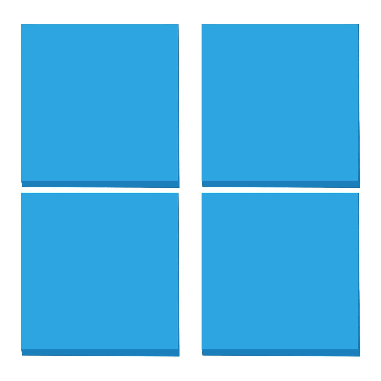 LKWLPD Sticky Notes 2x2 Inches, 4 Pads, 400 Sheets, 12 Color Sticky ...