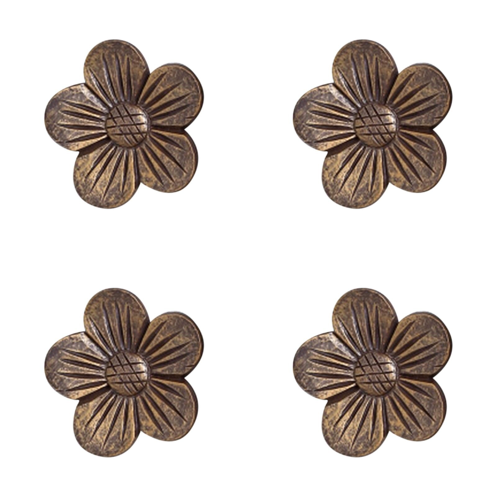 LKWLPD Vintage Resin Flower Curtain Tiebacks Drapery Holdback Buckle ...