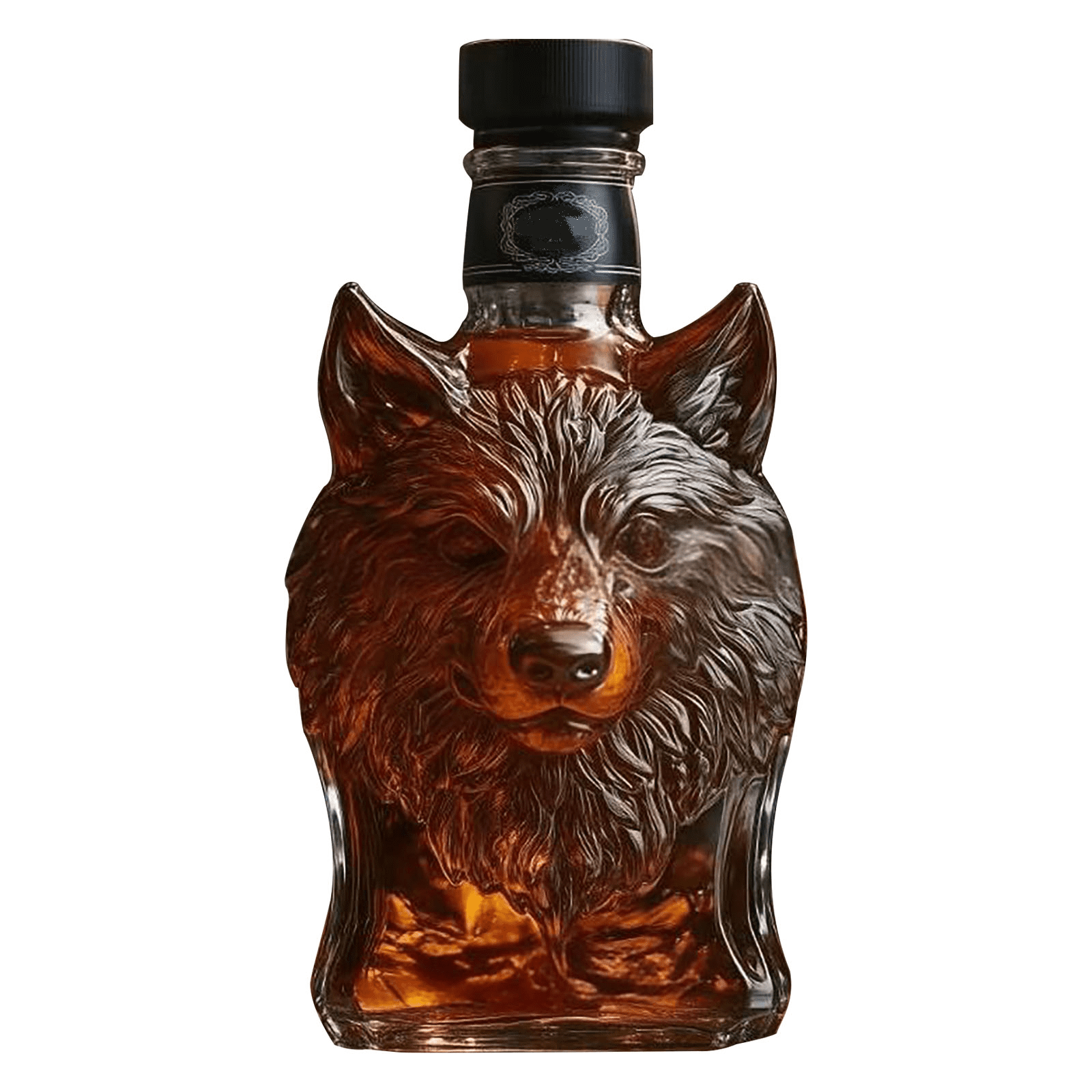 LKWLPD Whiskey Bottle, 2025 New Unique Glass Decanter for Whiskey ...