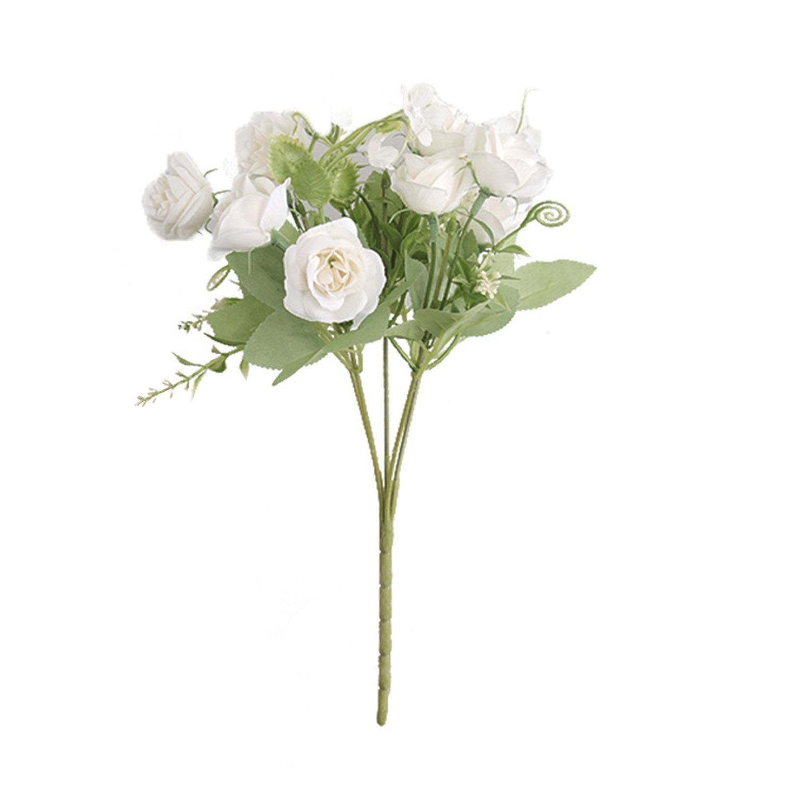 LKWLPD White Roses Artificial Flowers Artificial Flower Flowers Rose ...