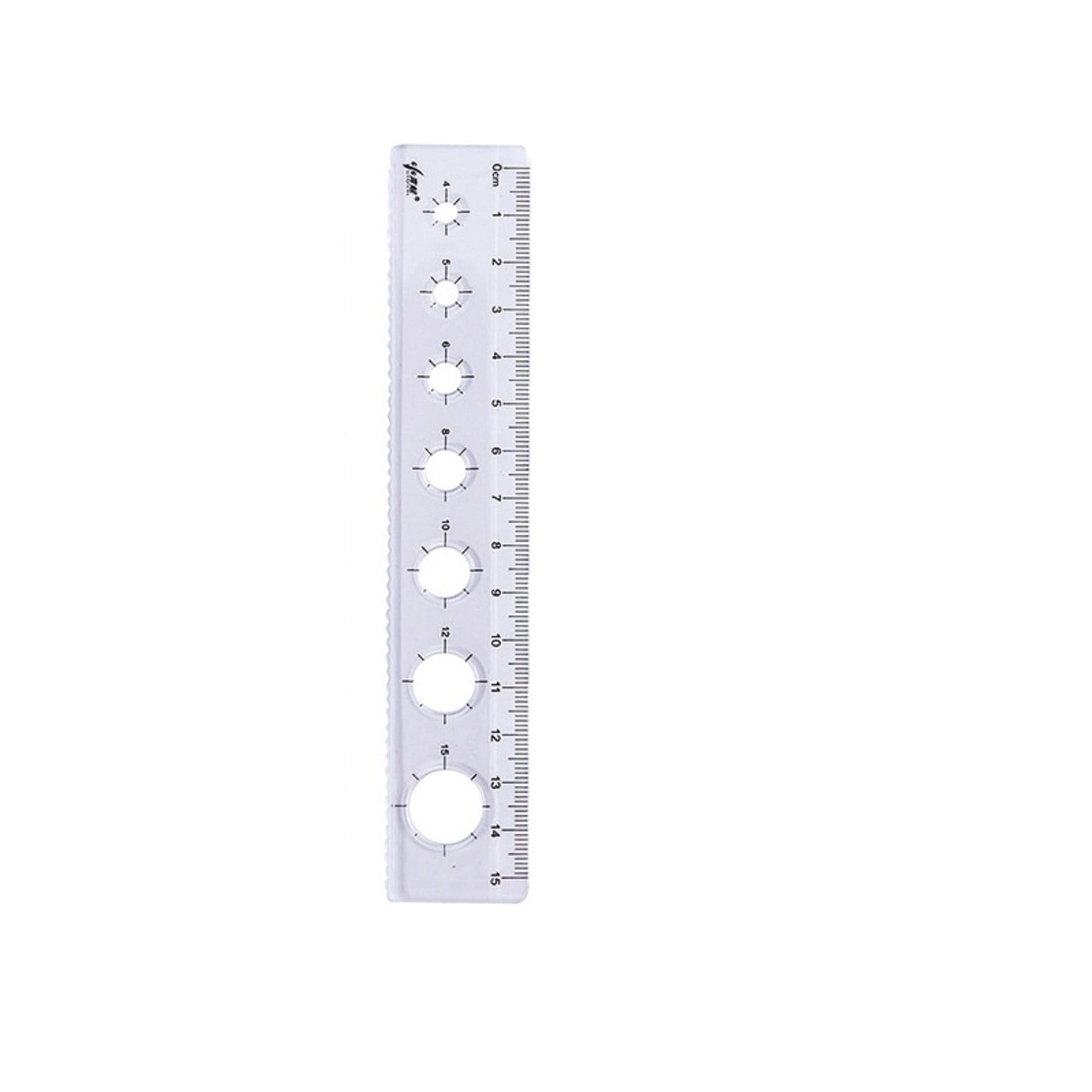 LKXGBMY Circle Template Measuring Geometry Ruler, Ruler Quilling Tool ...