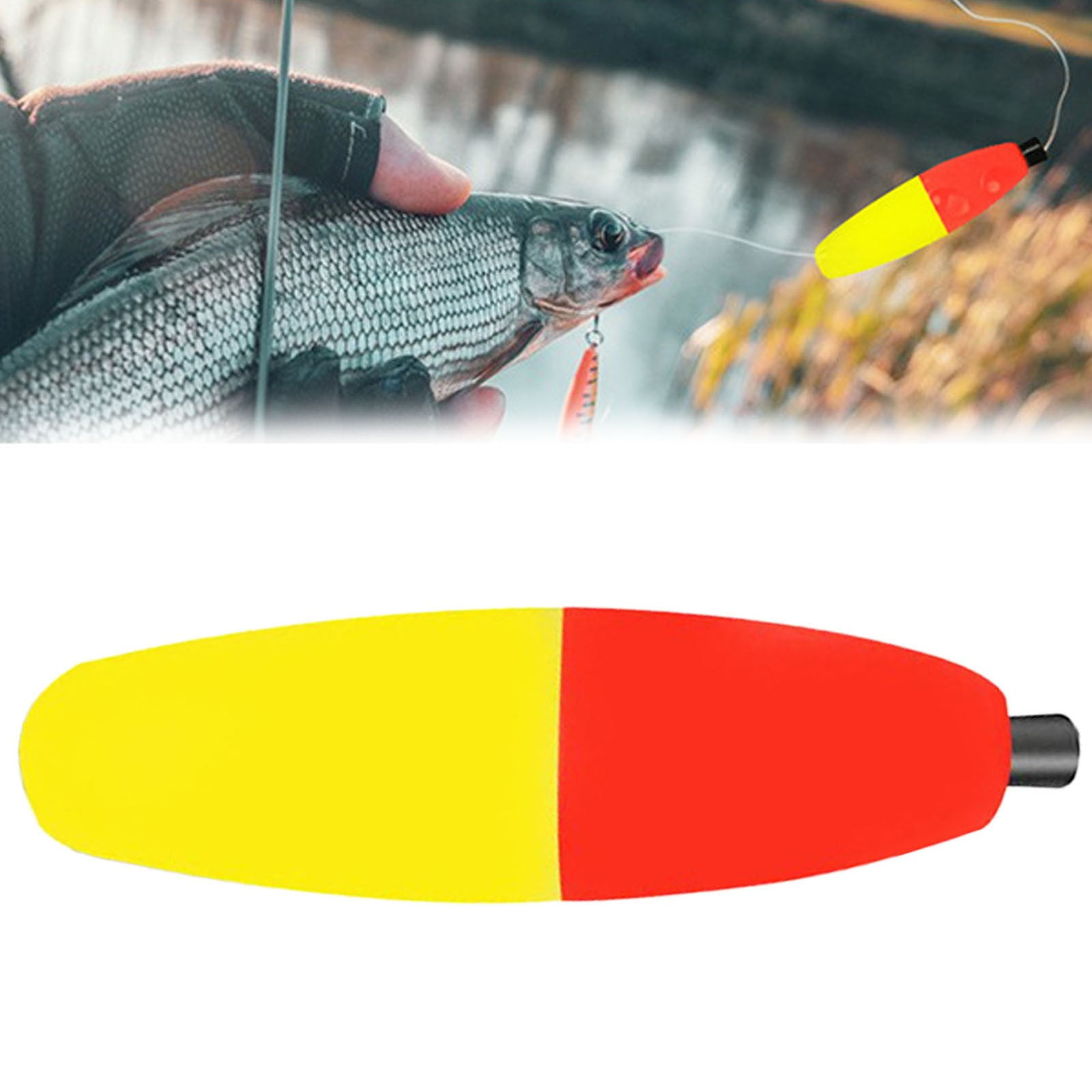 LKXGBMY Red Slip Bobbers For Fishing Weighted Buoy EVA Foam Bobbers ...