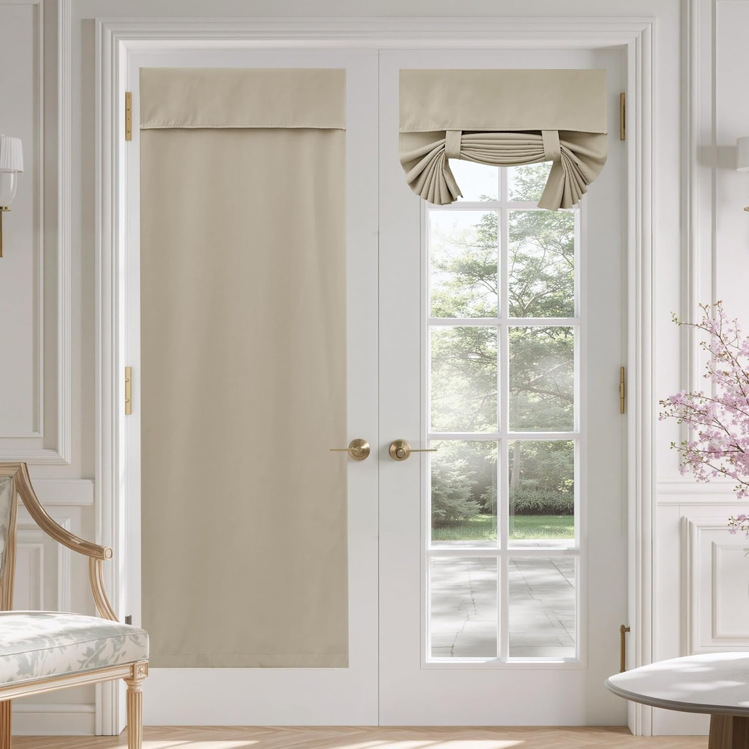 LKYUHGS-100% Blackout Door Curtain for Door Window, Thermal Insulated ...