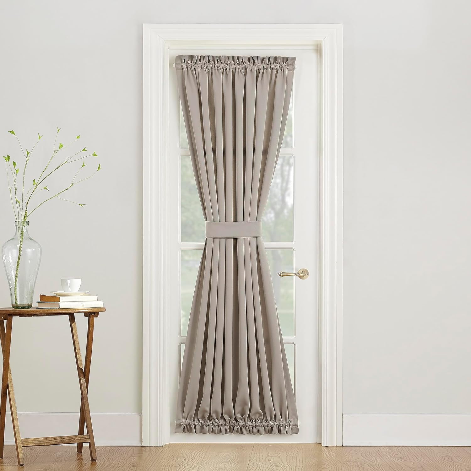 LKYUHGS-Barrow Energy Efficient Rod Pocket Door Curtain Panel, 54" x 72 ...